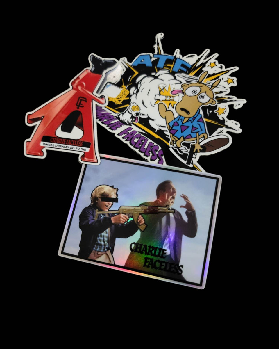 Multi Charlie sticker pack – Wright One MFG.