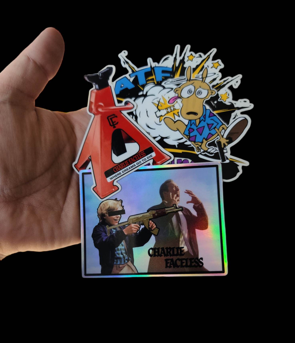 Multi Charlie sticker pack – Wright One MFG.